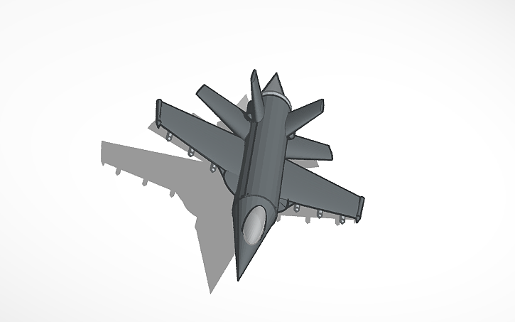 3D design Jet | Tinkercad