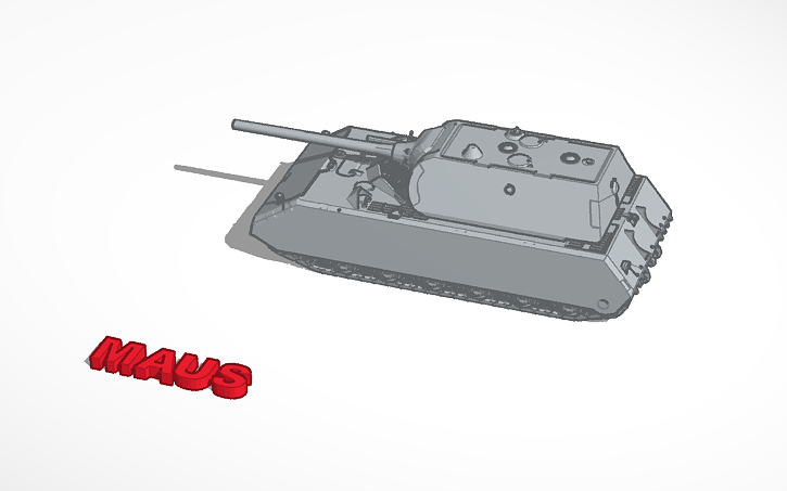 3D design maus - Tinkercad