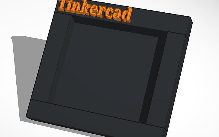 3D design Simple Photo Frame - Tinkercad