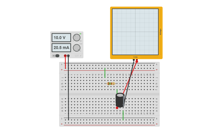 Circuit design Montaje Fig. 4 KC - Tinkercad
