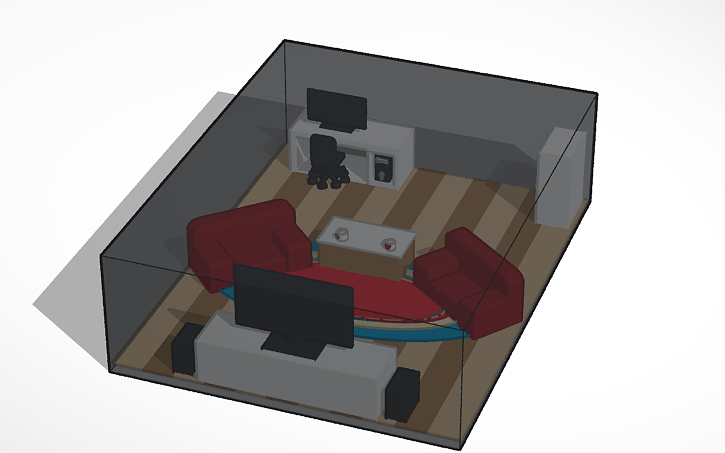 3D design games room - Tinkercad