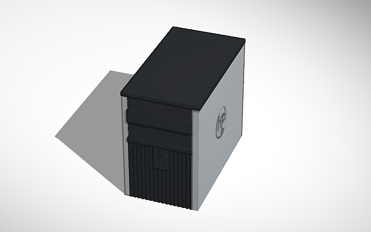 3D design Mini PC - Tinkercad
