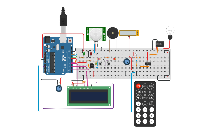 Circuit design Progetto Elaborato - Tinkercad