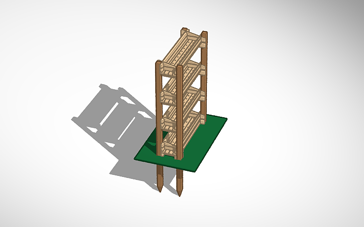 3D design Vertical Garden - Tinkercad