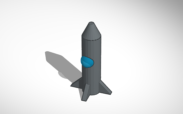 3D design Roket - Tinkercad