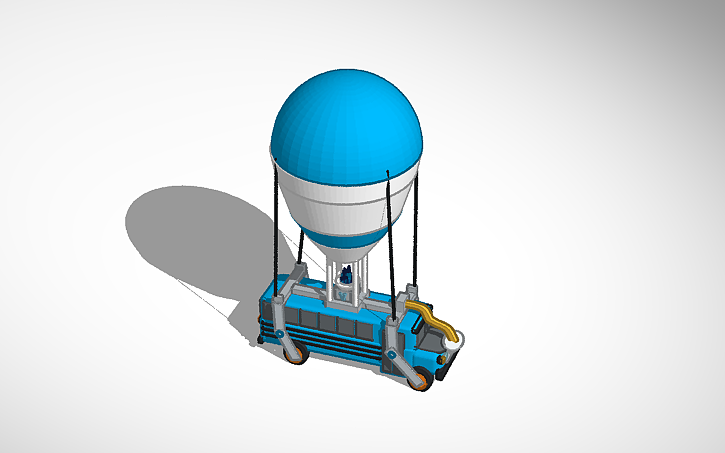 3D design Fortnite Battle Bus V3.0 | Tinkercad