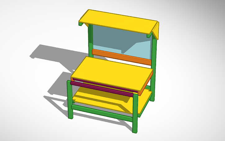 3d Design Simple Workbench 06 Exploded Tinkercad