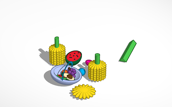 3D design Fruits - Tinkercad