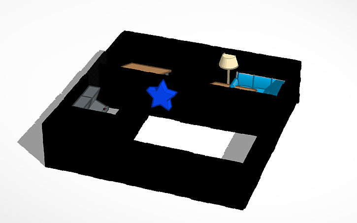 3D design big dog house - Tinkercad