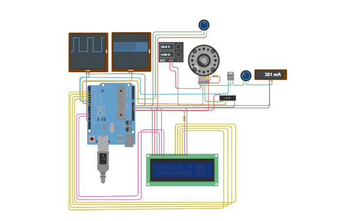 Circuit design DC MOTOR PID CONTROL - Tinkercad