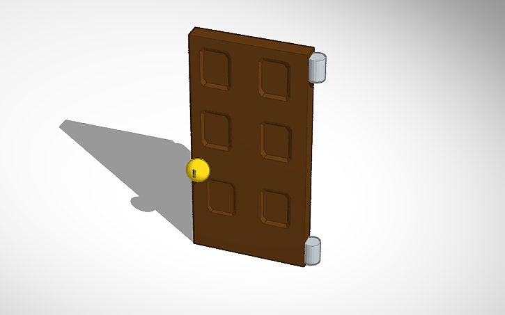 3D design Door - Tinkercad