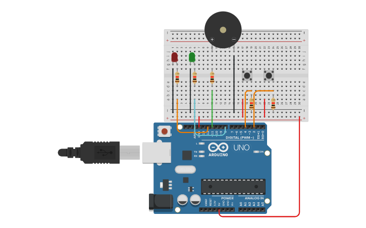 Circuit design WORKING WITH RFID - Tinkercad