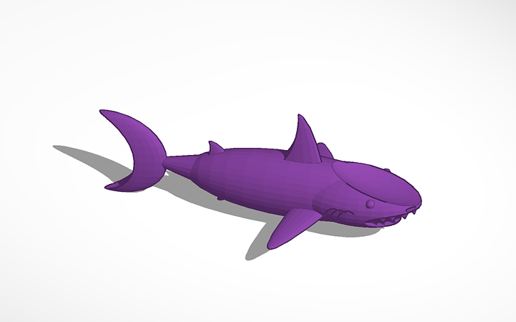 3D design NEA Shark - Tinkercad