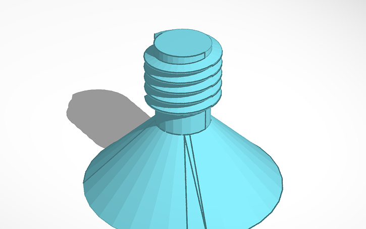 3D design Head of Sprinkler - Tinkercad