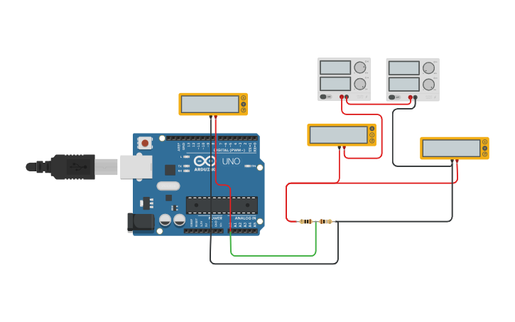 Circuit Design Voltmeter Tinkercad