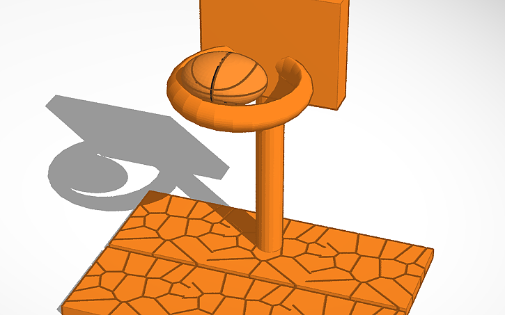3D design Basketball hoop - Tinkercad