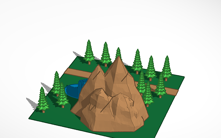 3D design Bosque - Tinkercad