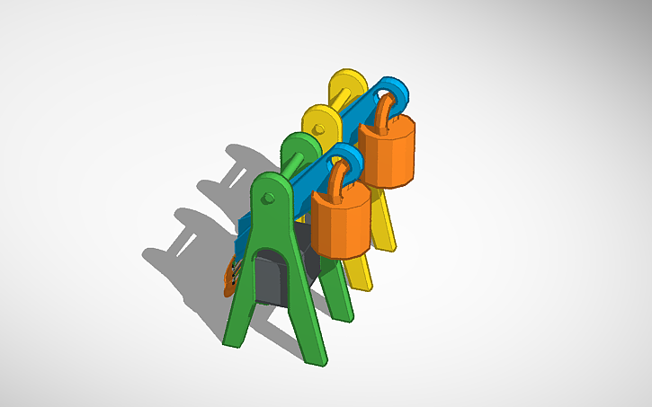 3D design Car Catapult! Copy and try! - Tinkercad
