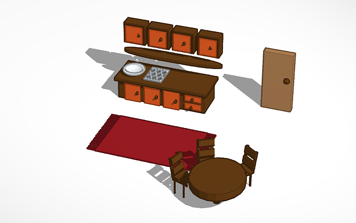 3D design Kitchen - Tinkercad