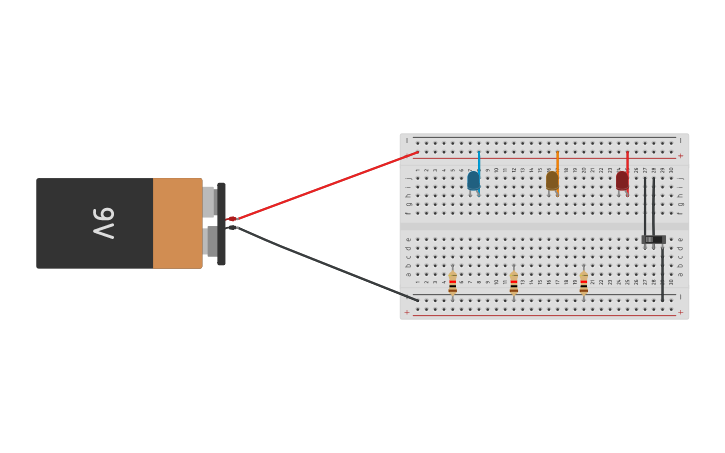 Circuit design Leds en paralelo - Tinkercad