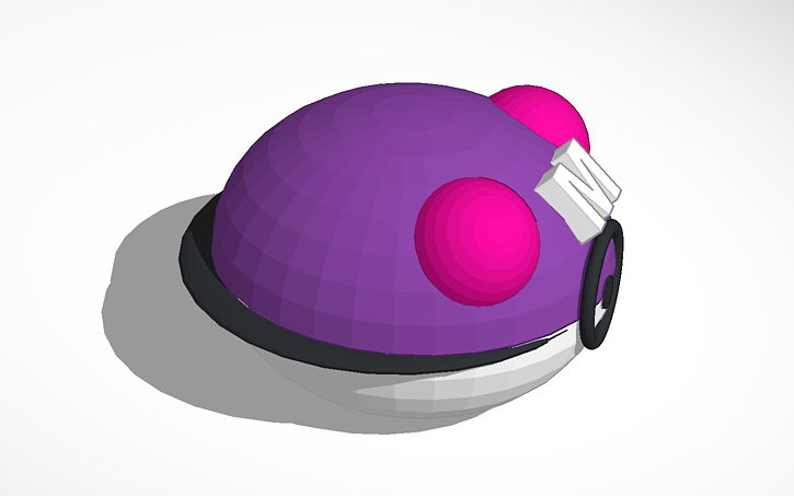 3D design master ball | Tinkercad