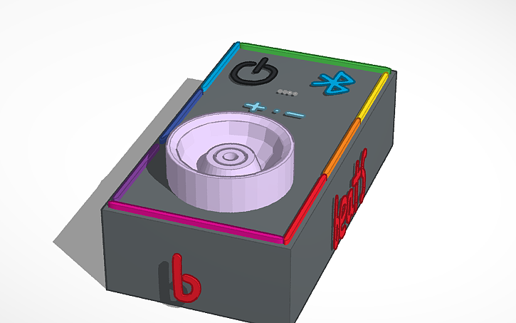 3D design Speaker - Tinkercad