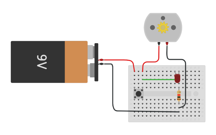 Circuit Design Dcmotor Tinkercad