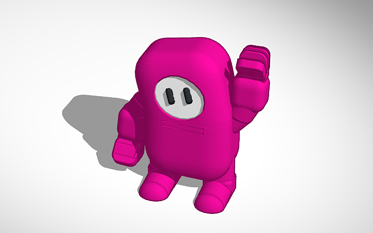 3D design Fall Guy - Tinkercad