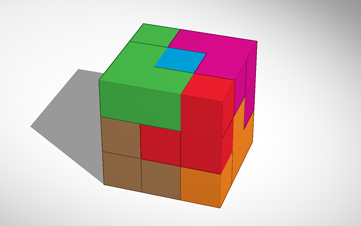 3D design soma cube | Tinkercad
