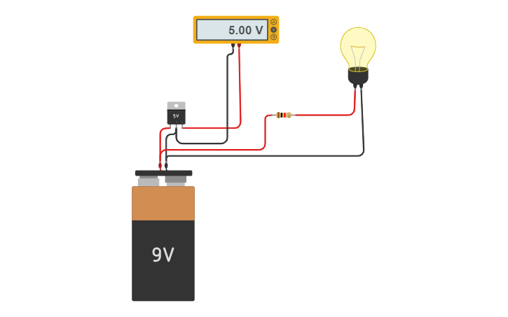 Circuit Design Voltage And Current Tinkercad