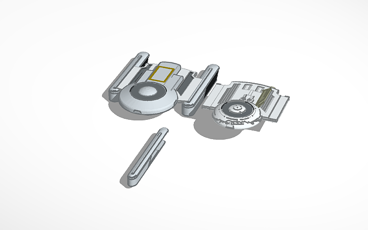 3D design Oberth underslung variant - Tinkercad