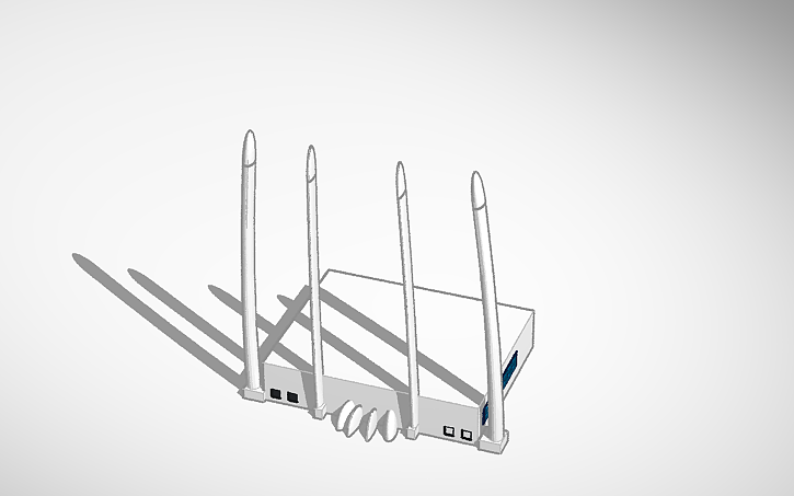 3D design Internet Router - Tinkercad