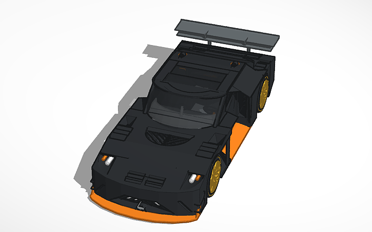 3D design Sport car (Poyde,JJK RS) - Tinkercad