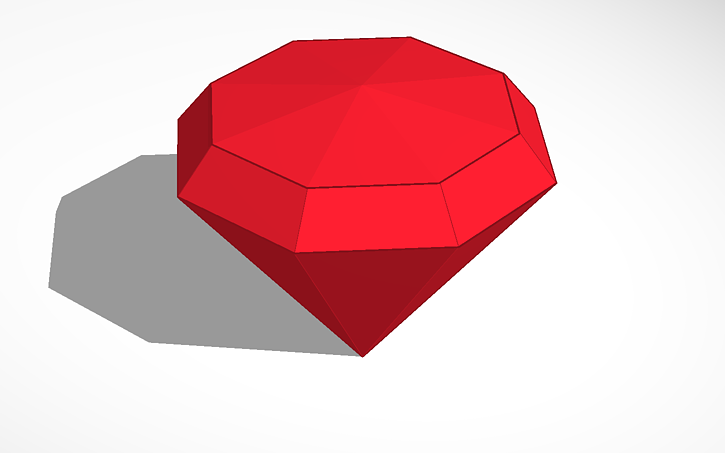 3D design ruby - Tinkercad