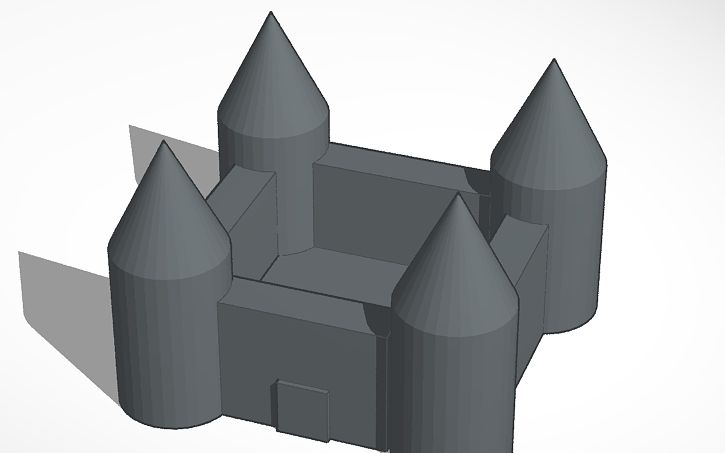 3d Design Castle Tinkercad 