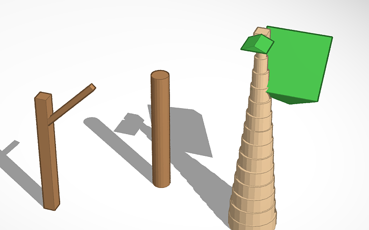 3D design Palm Tree - Tinkercad