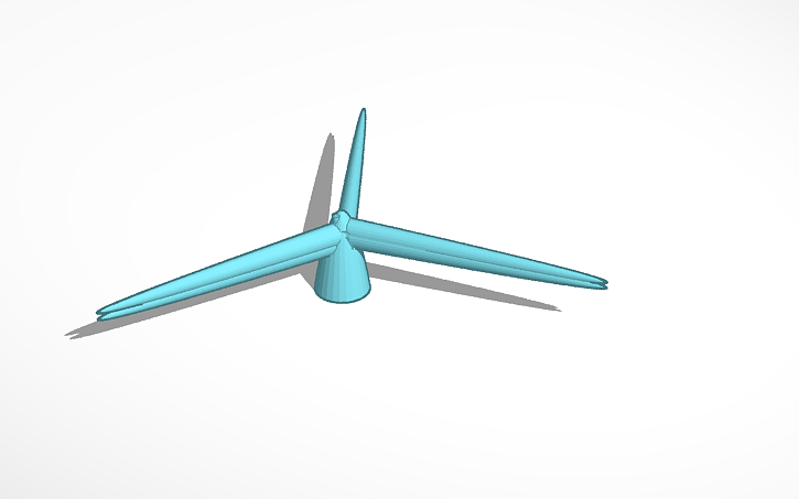 3D design Wind turbine project | Tinkercad