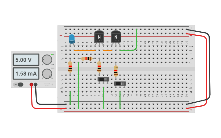 Circuit design (Ismail) TTL NAND Gate - Tinkercad