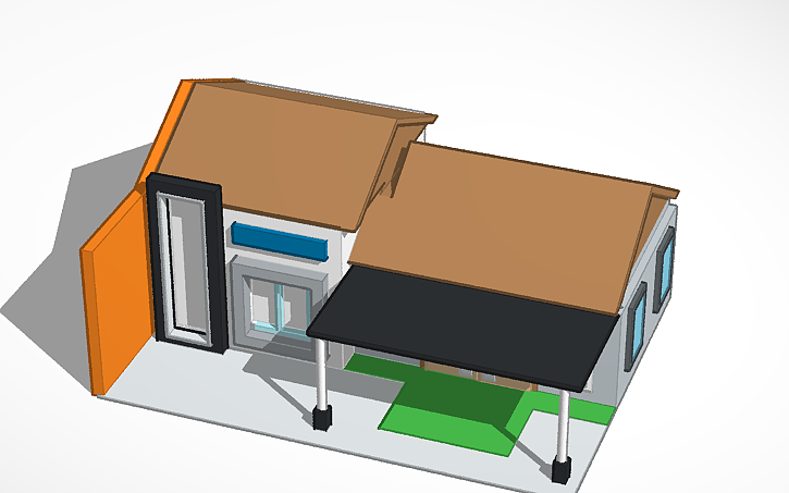 3D design FAHMI 6A - TIK DESAIN RUMAH - Tinkercad