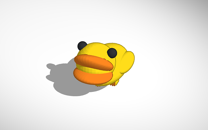 3D design duck | Tinkercad