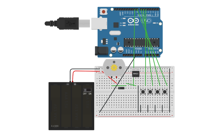 Circuit Design Эксперимент 9 Самостоятельная работа 3 Tinkercad