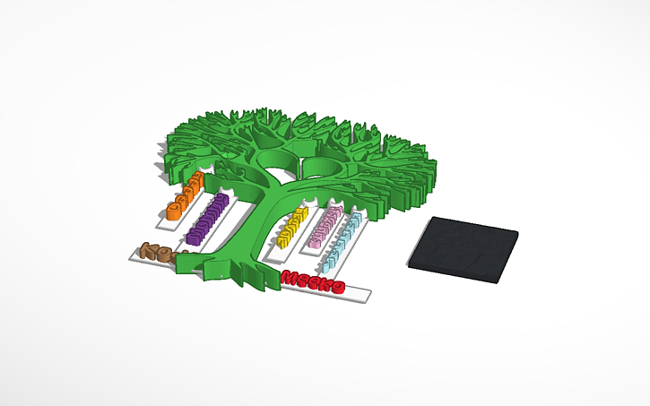 3D design The Livingston Family Tree | Tinkercad