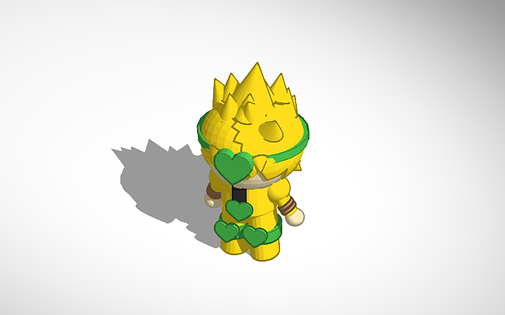 3D design chibi DIO | Tinkercad