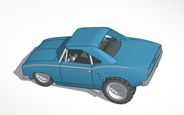 3D design Fortnite Muscle Car - Tinkercad