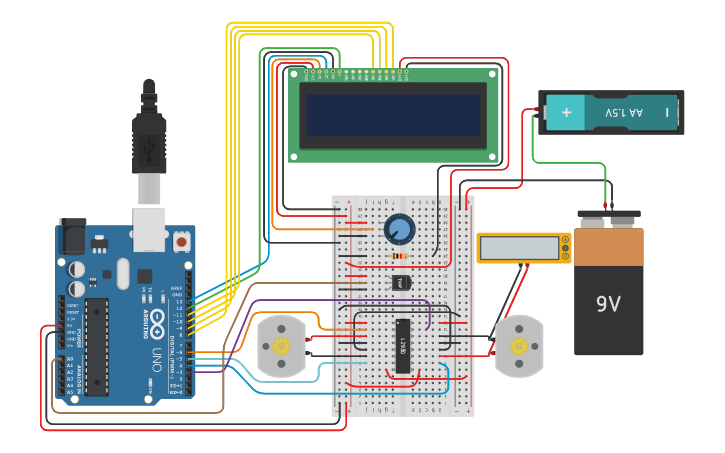 Circuit design Automatic-Fan-Control - Tinkercad
