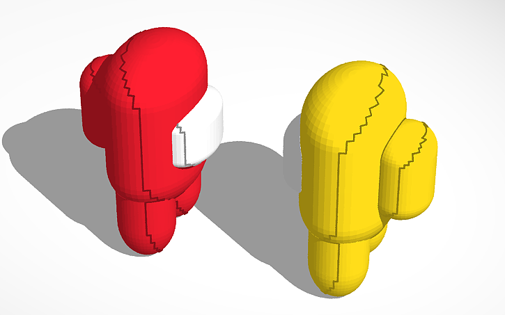 3D design Among Us - Tinkercad