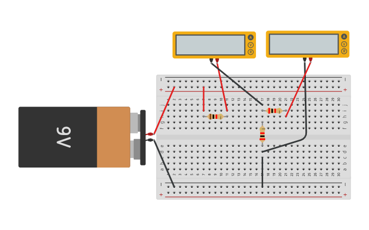 Circuit design Montaje 2 - Tinkercad