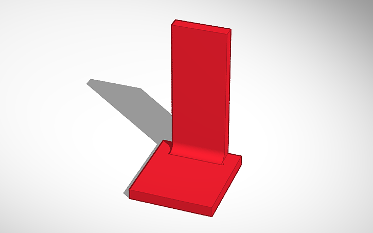 3D design Tall Stand 2 Parts | Tinkercad