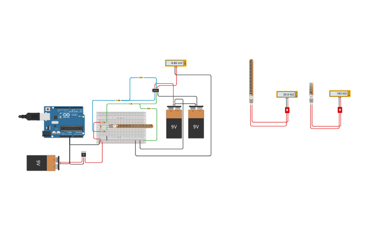 Circuit design Mec8057 Flex Sensor(Differential (difference) amplifier ...