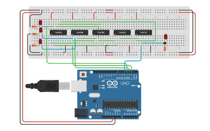 Circuit Design Combinational Logic Circuit Tinkercad